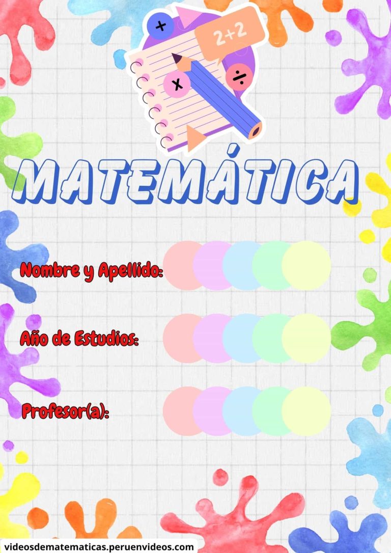 ¿Qué Son Las Portadas Para Cuadernos De Matemáticas – IVMR